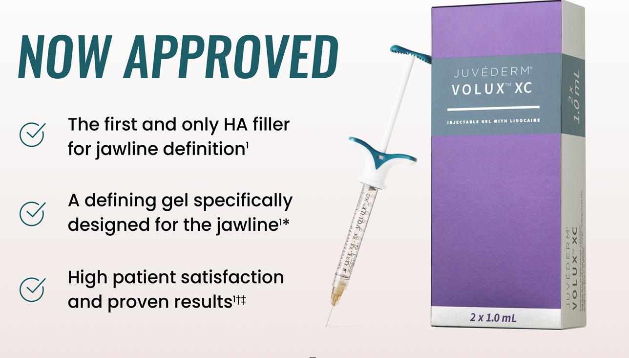 JUVÉDERM VOLUX XC Injectable Filler for Jawline Definition